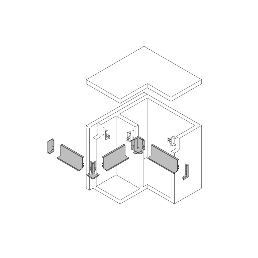 BERGO Horizontal “L” Shape Gola Profile - Bergopro